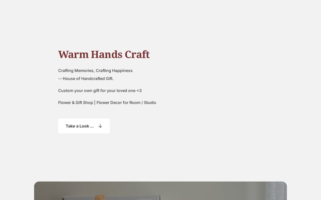 Warm Hands Craft